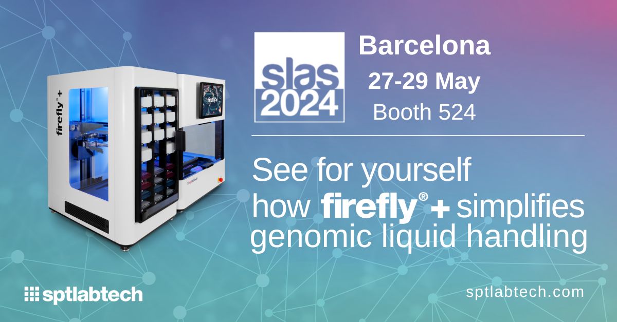 SPT Labtech Exhibiting at SLAS Europe 2024